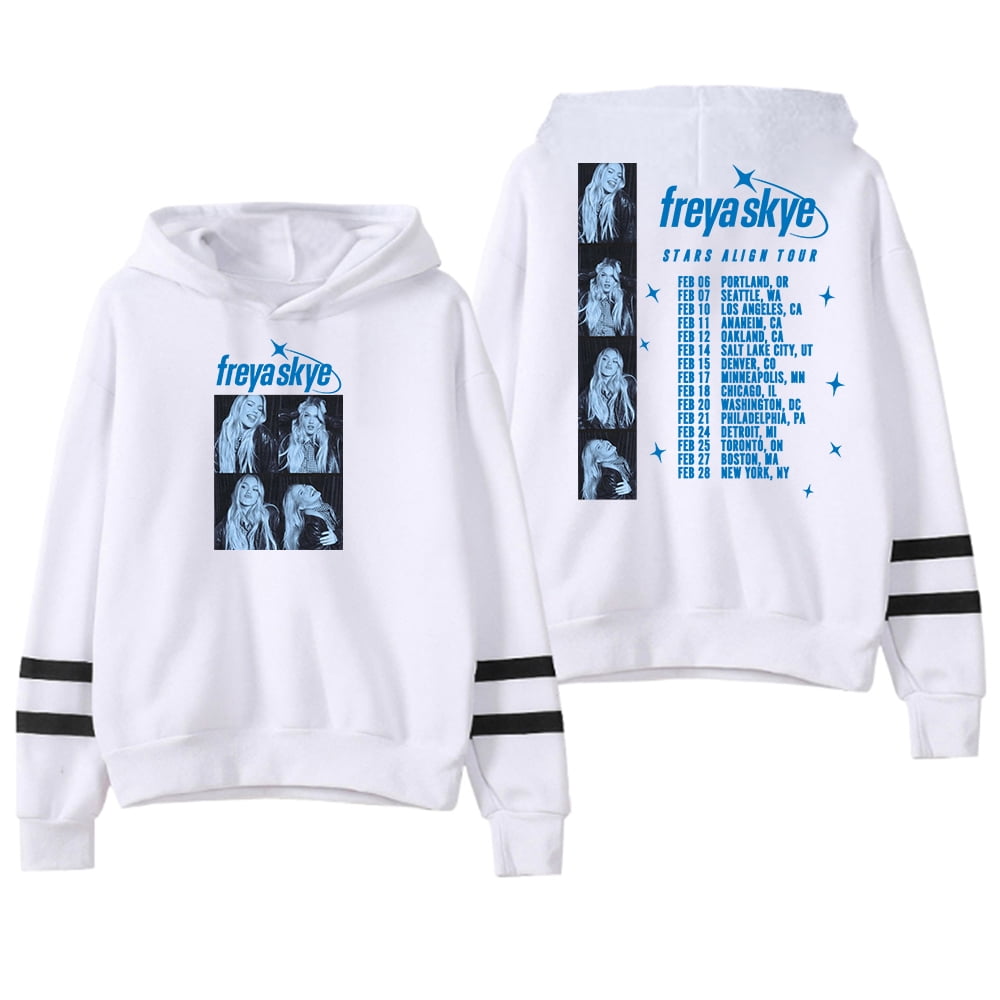Freya Skye Stars Align Tour 2026 Hoodie Pocketless Parallel Bars Sleeve ...