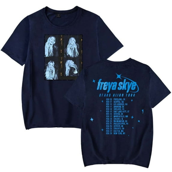 Freya Skye Stars Align Tour 2026 Merch T-Shirt Unisex Casual Crewneck ...