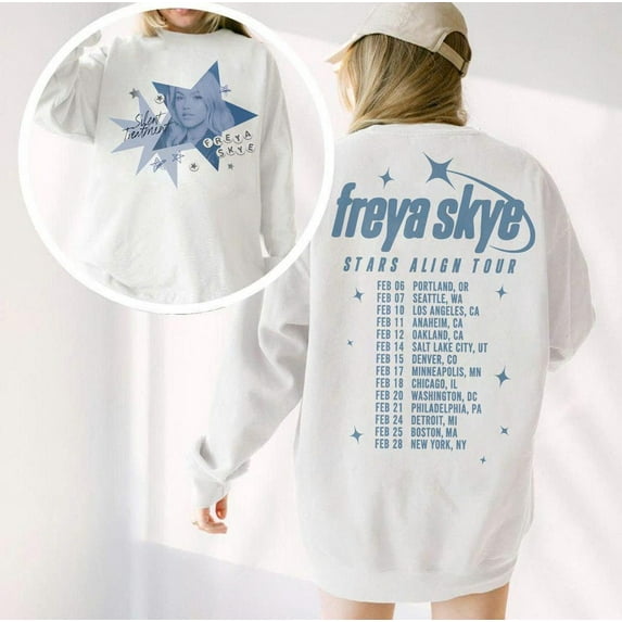 Freya Skye Stars Align Tour 2026 Sweatshirt, Freya Skye Concert Music ...