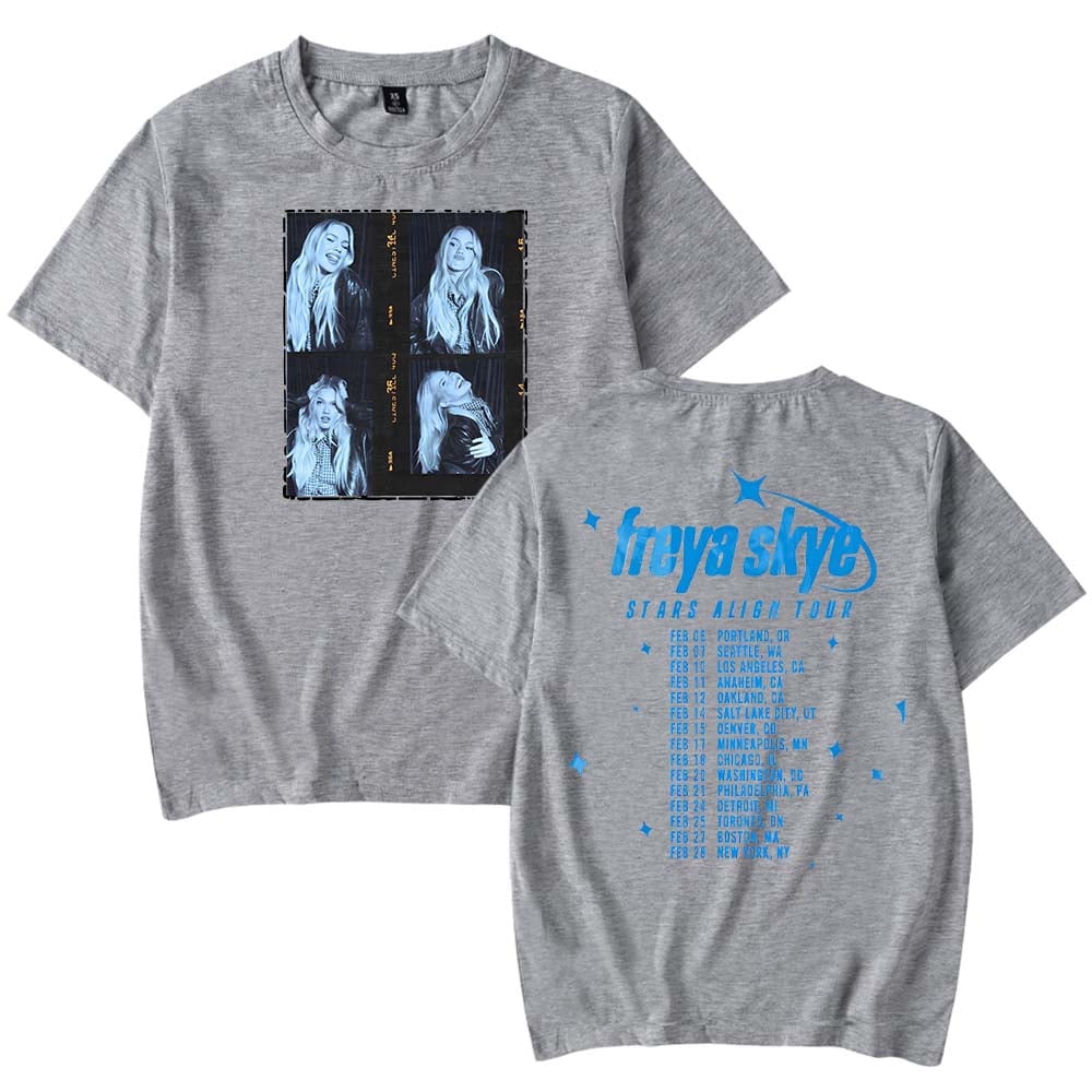 Freya Skye Stars Align Tour 2026 T-Shirt Women Men Comfortable Pure ...