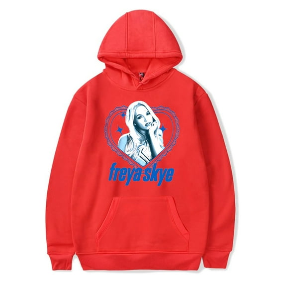 Freya Skye merch Freya Skye tour Hooded Drawstring Pocket Sweatshirt ...