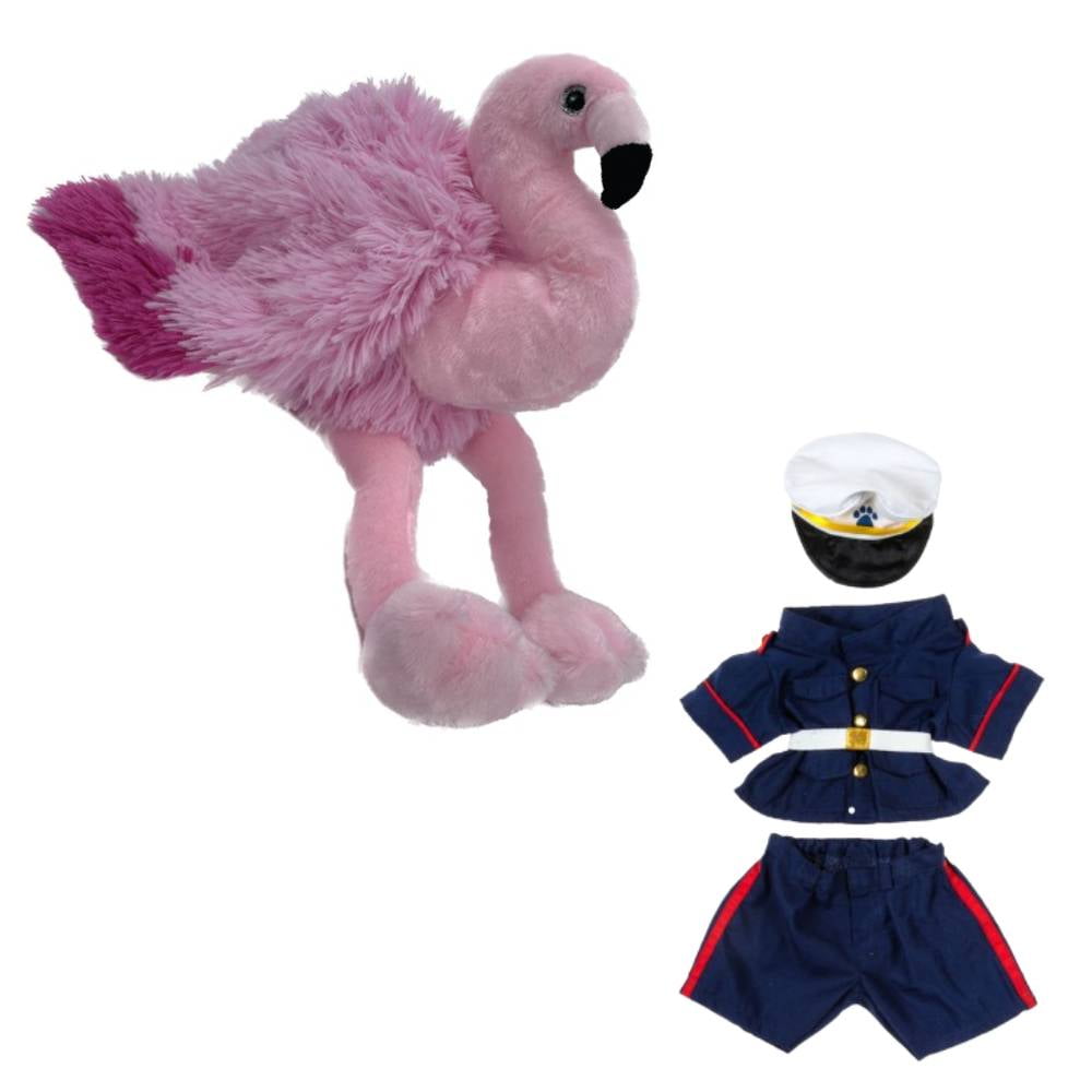Freya the 16 Inch Flamingo in U.S. Marines Dress Blues Adorable ...