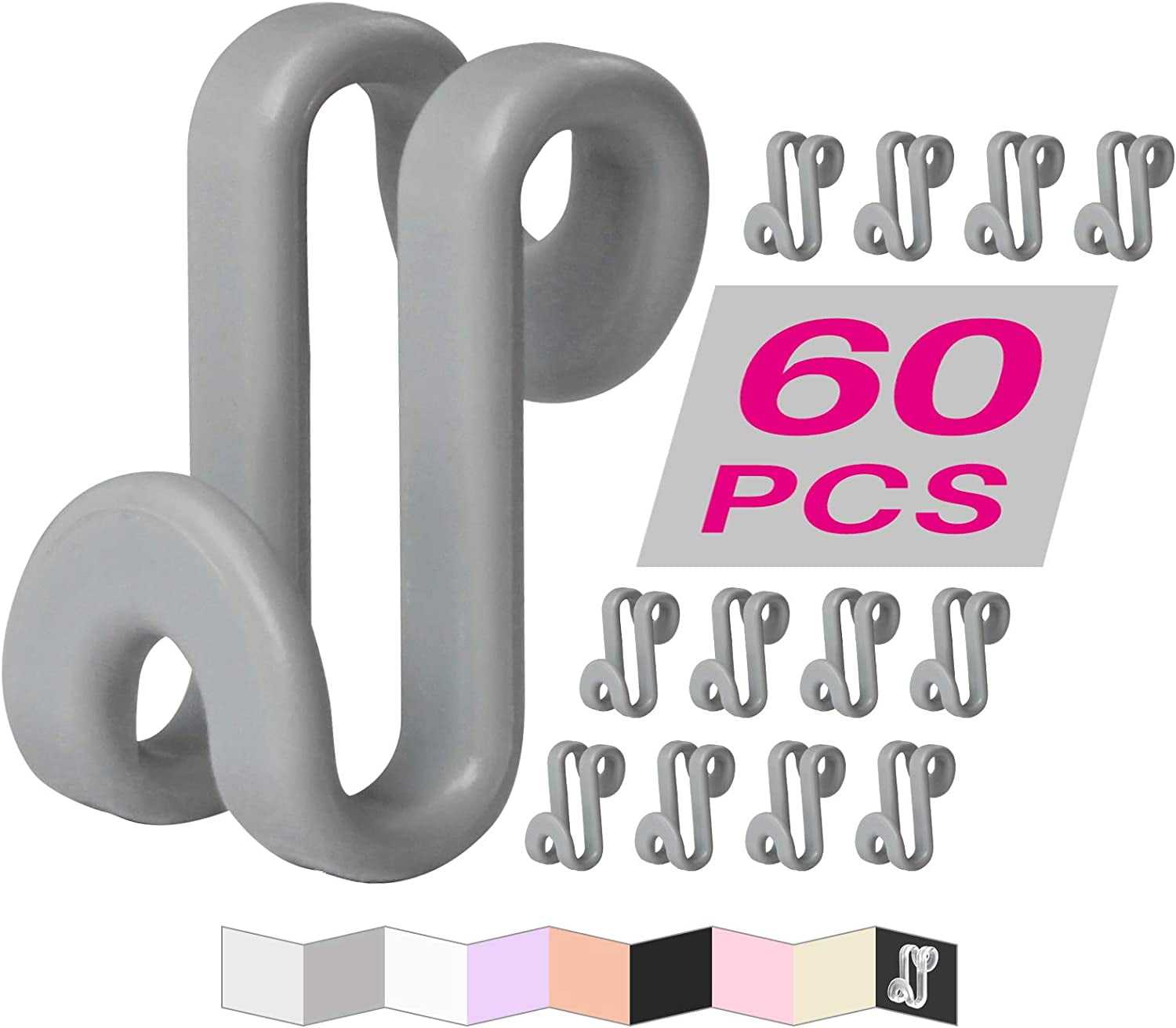 Frezon Clothes Hanger Connector Hooks, Outfit Hangers, Hanger Extender ...