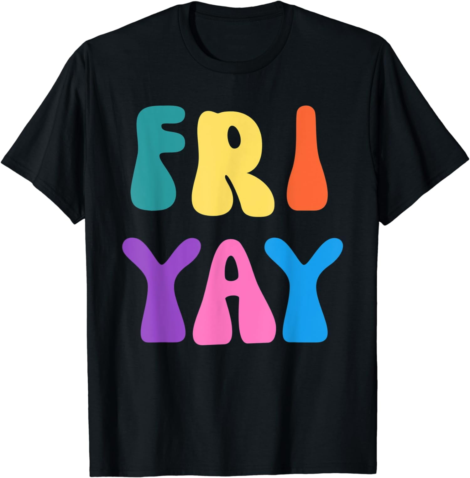 Fri-Yay Happy Friyay TGIF Funny School Teacher Costume T-Shirt ...