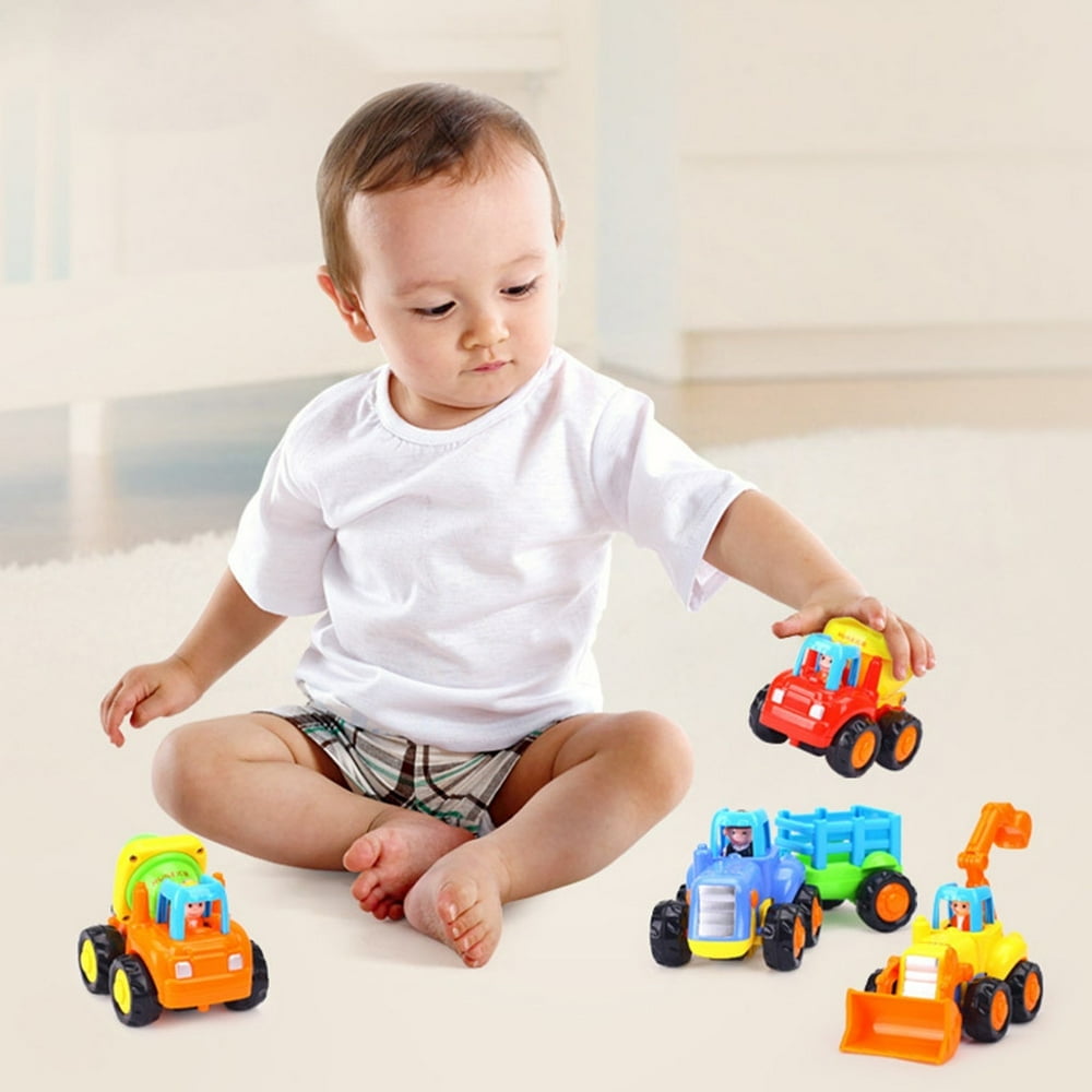 Friction Powered Car Toys Push And Go Construction Vehicles Cars ...