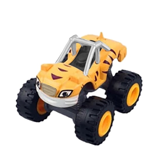 Friction Powered Monster Truck Vehicles Set Inertia Stunt Cars for ...
