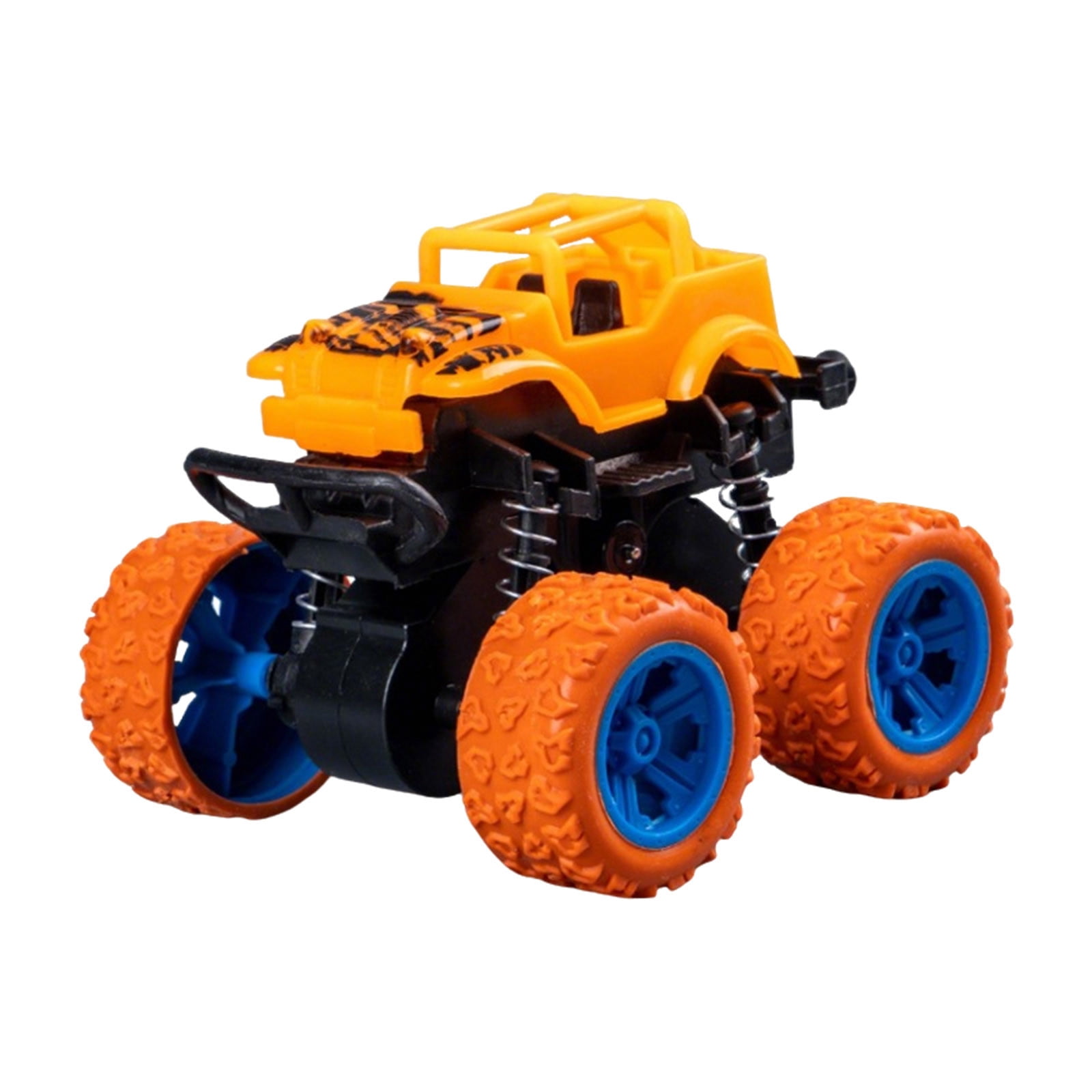 Friction Powered Truck Toys for Kids, 360° Rotating Stunt Car with ...