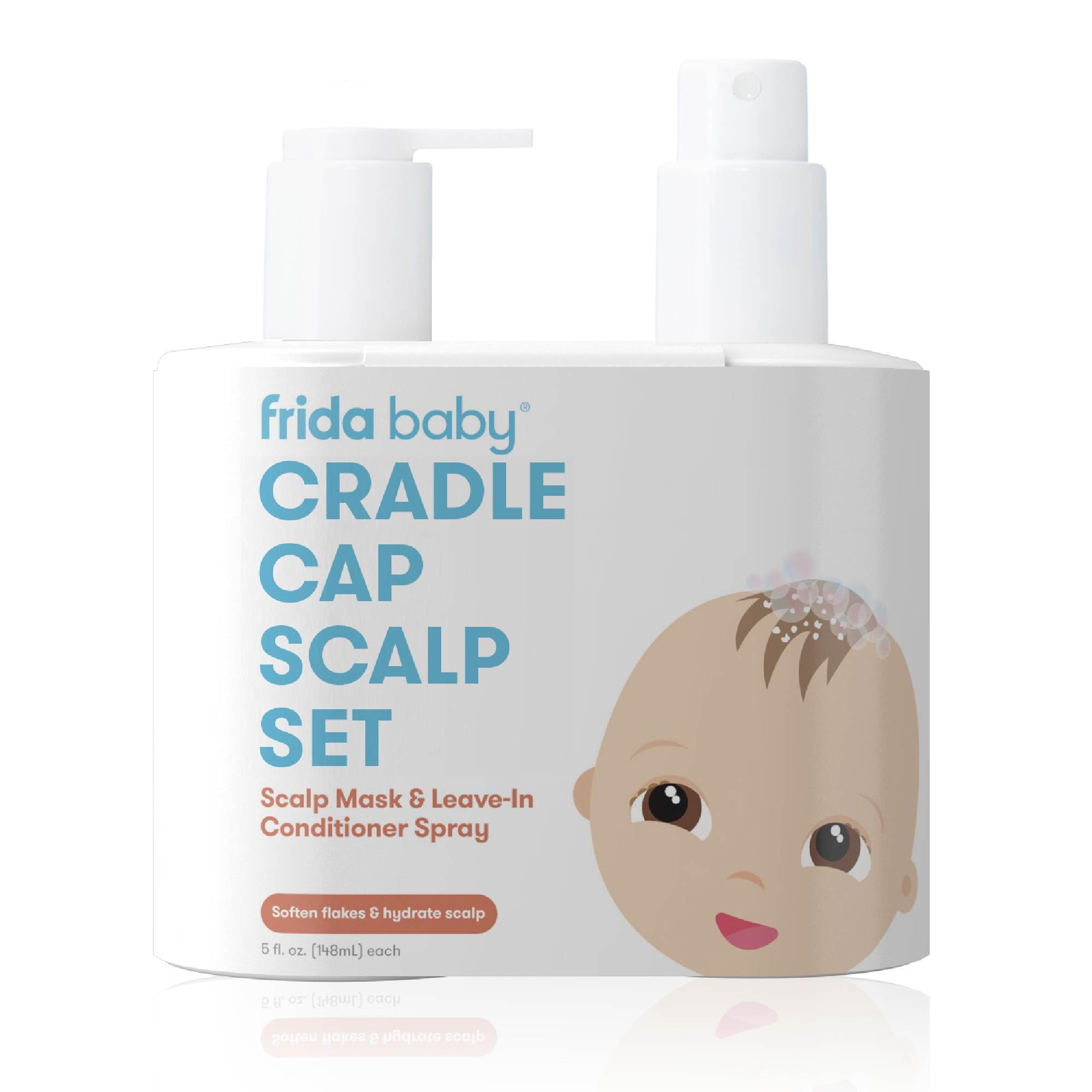 Frida Baby Cradle Cap Treatment, Cradle Cap Shampoo for Babies + Flake ...