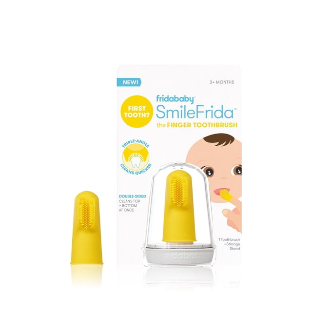 Frida Baby SmileFrida Finger Toothbrush for Baby to Infant Dental Care ...