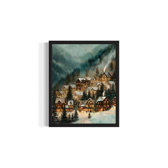 Washington Mountain Town States Art Print, Living Room Wall Art #635 ...