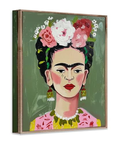 Frida Kahlo Inspired Frida Kahlo Wall Art Poster - Sage Green ...