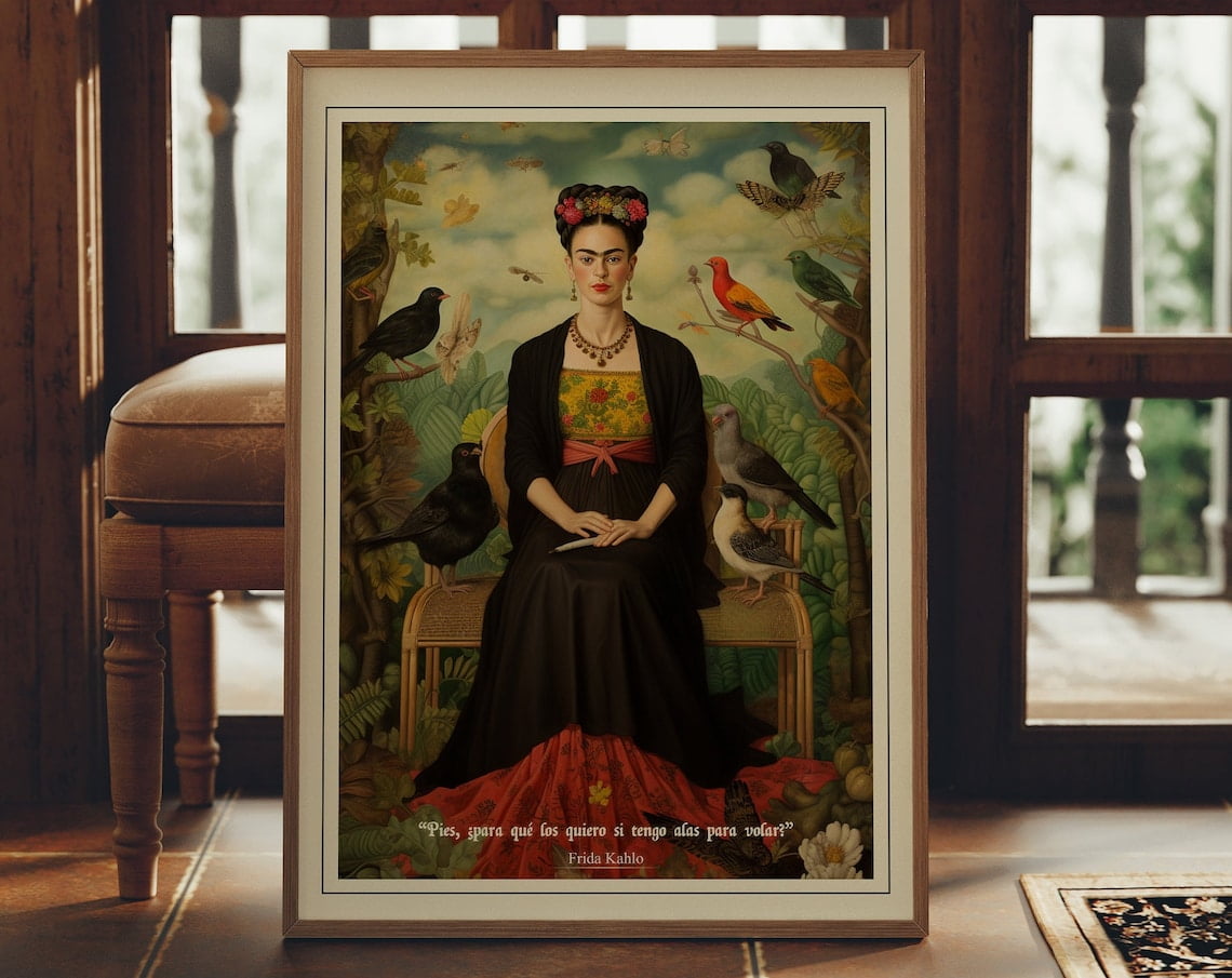 Frida Kahlo, Mexican Art, Famous Artist Prints, Frida Kahlo Print ...
