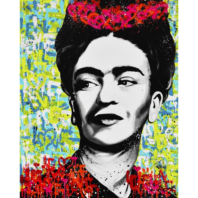 Frida Kahlo Pop XI - CANVAS OR PRINT WALL ART - Walmart Business Supplies