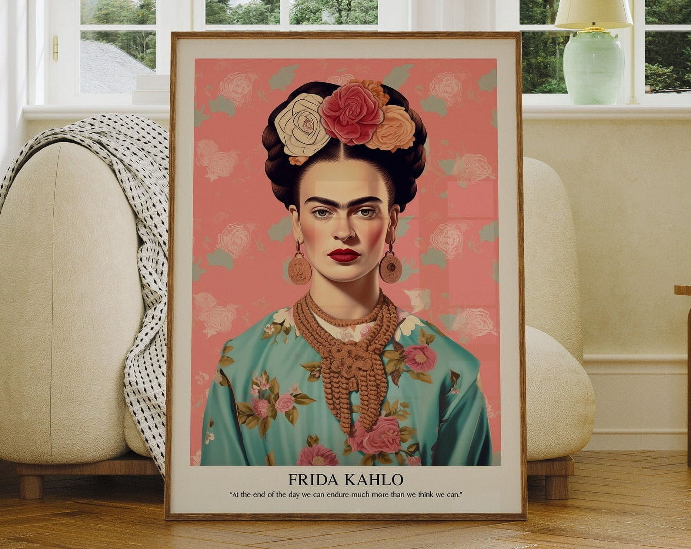 Frida Kahlo Portrait, Frida Kahlos Print, Inspirational Quote, Frida Khalo, Digital Prints ...