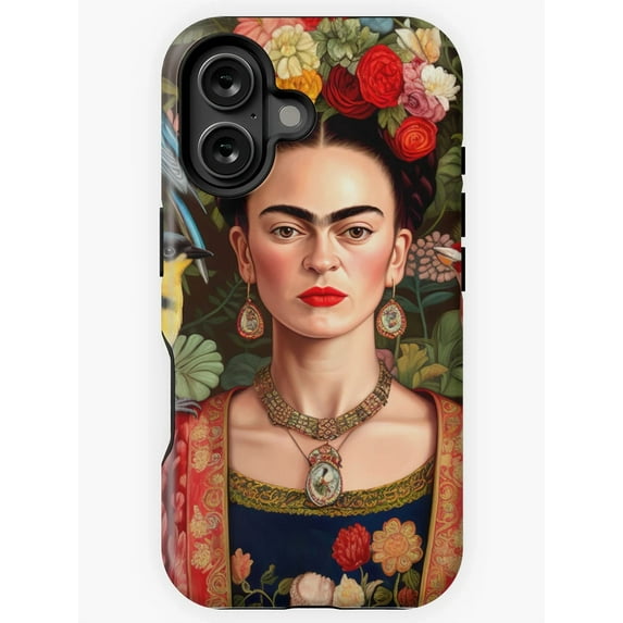 Frida Kahlo Portrait Mexican Artist Floral Flower Art A023 Protective ...