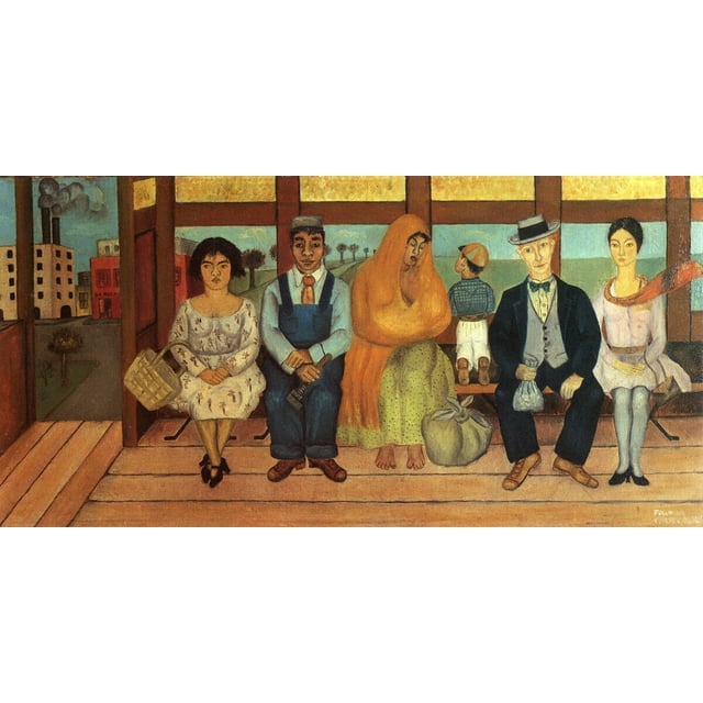 Frida Kahlo - The Bus - CANVAS OR PRINT WALL ART - Walmart.com