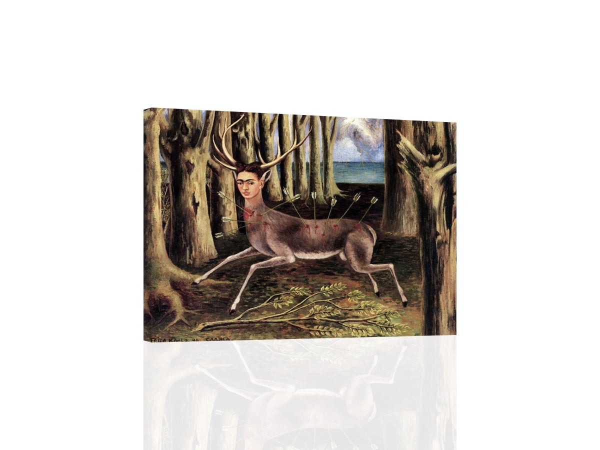Frida Kahlo - The Little Deer - CANVAS or PRINT WALL ART - Walmart.com