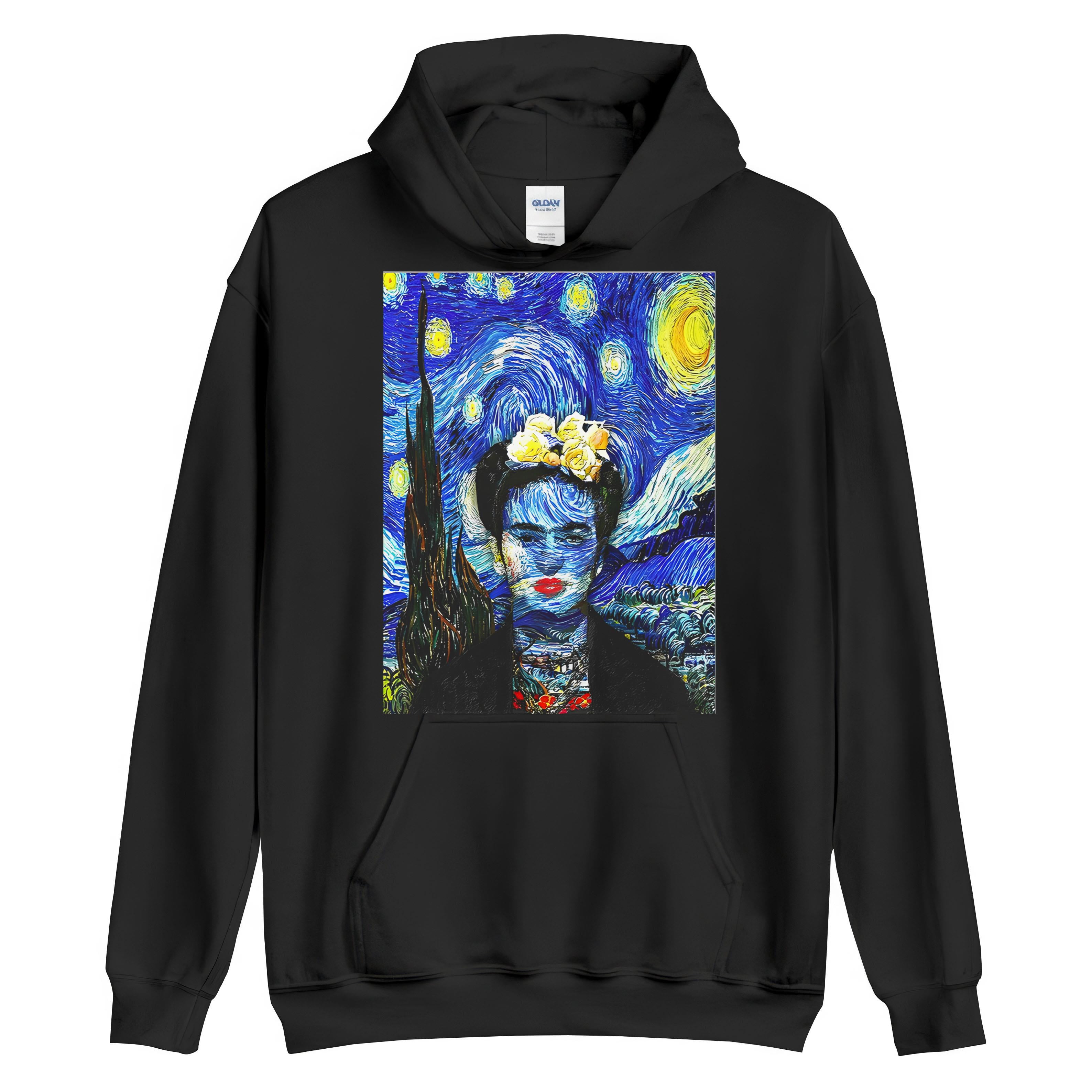 Frida Kahlo Vincent Van Gogh T-Shirt, Frida Kahlo Shirt, Van Gogh Shirt ...