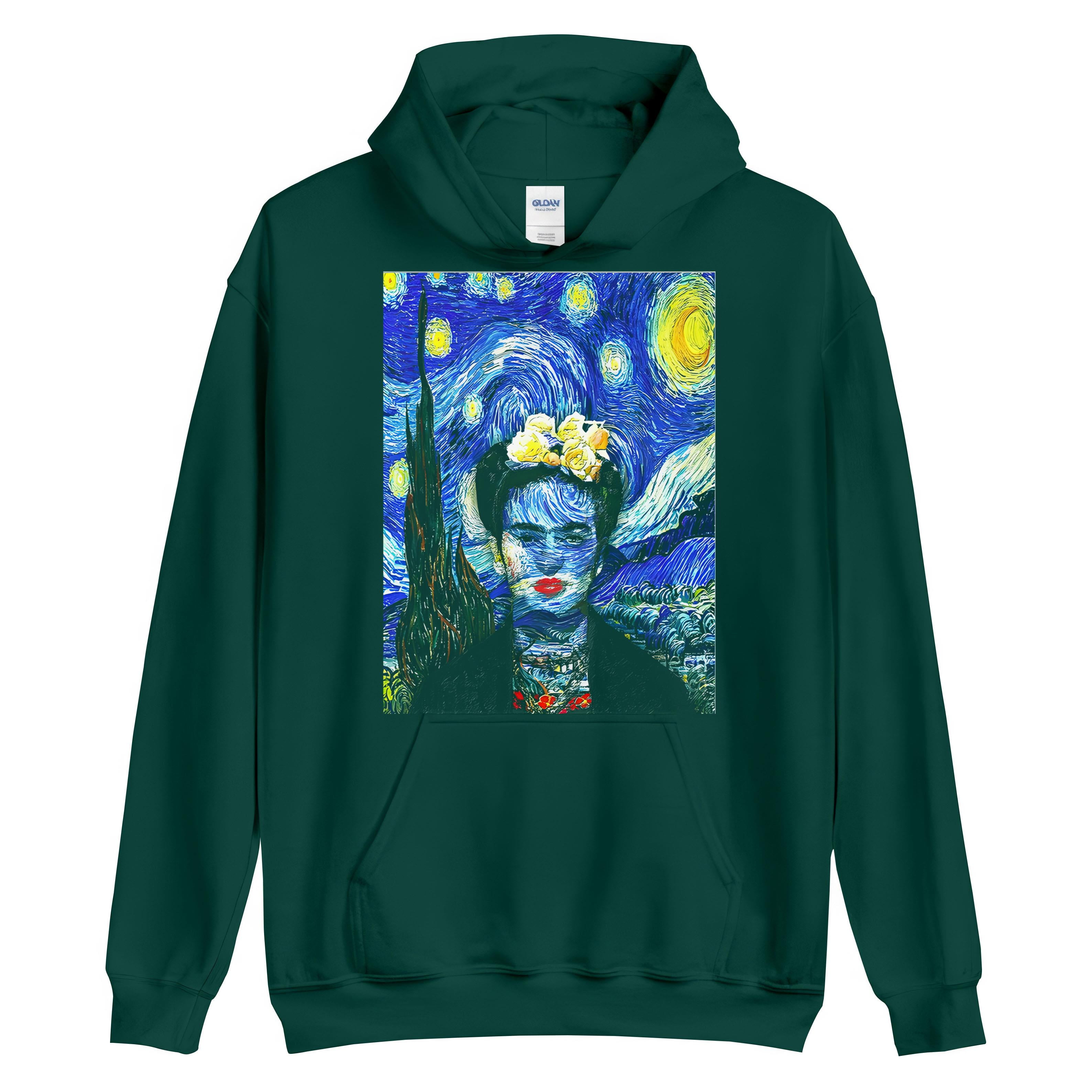 Frida Kahlo Vincent Van Gogh T-Shirt, Frida Kahlo Shirt, Van Gogh Shirt, Funny Frida Kahlo Shirt ...