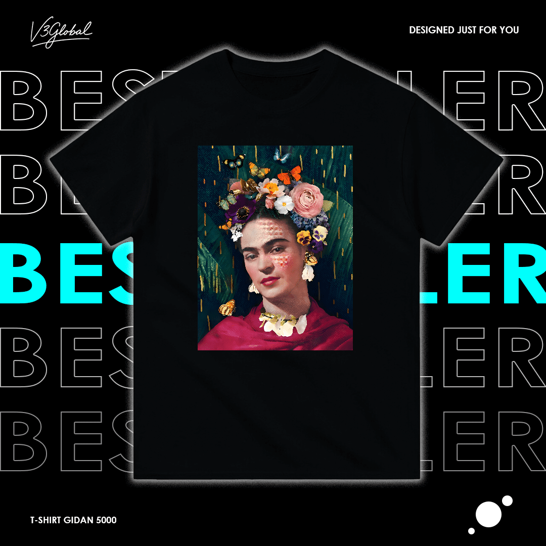 Frida Kahlo Women's Day Vintage Feminist Art Inspired Graphic Unisex T ...