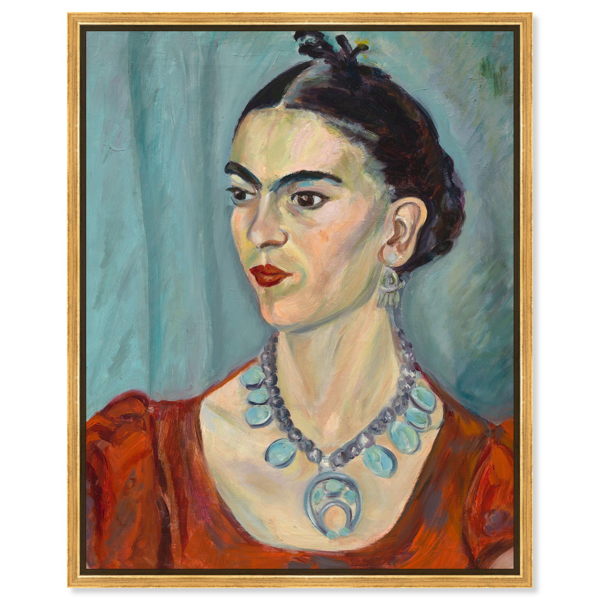 Frida Kahlo by Magda Pach 1933 Canvas Classic Portraits by Art Remedy ...