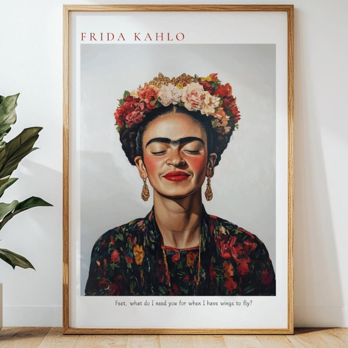 Frida Kahlos Print, Frida Khalo, Famous Artist Feminist Art, Frida ...