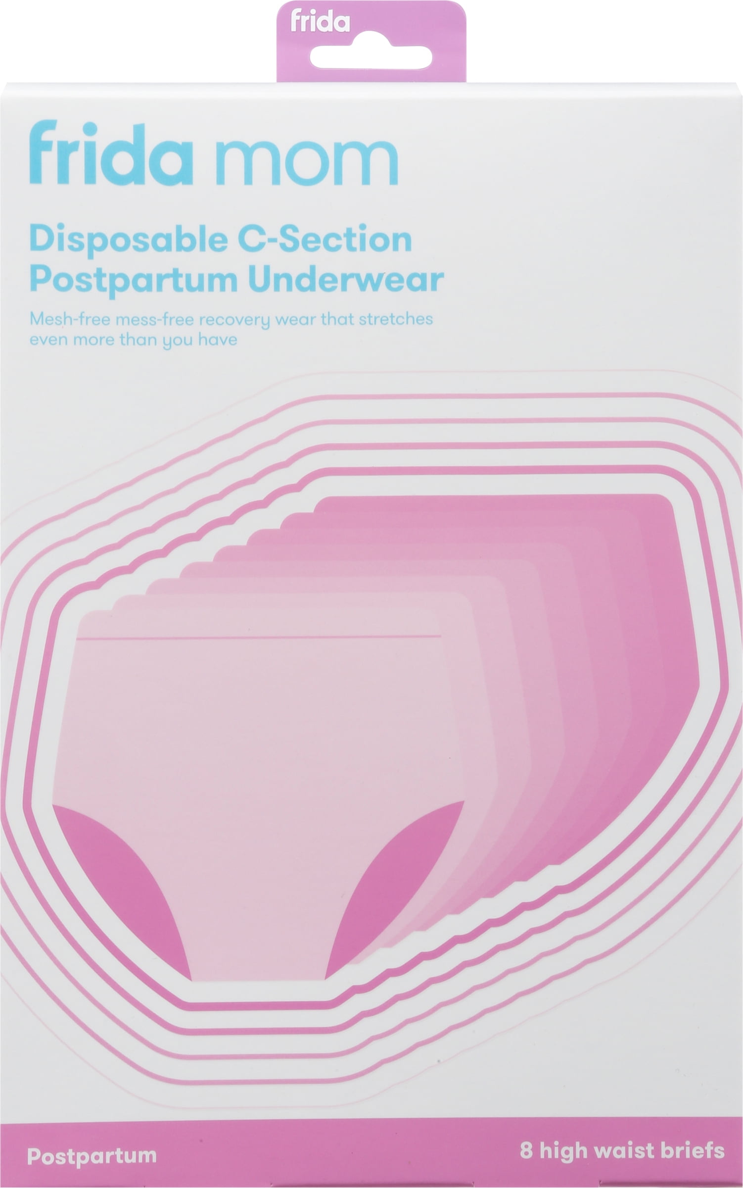 Frida Mom Disposable Postpartum Underwear for Women, High Waist (8 ...