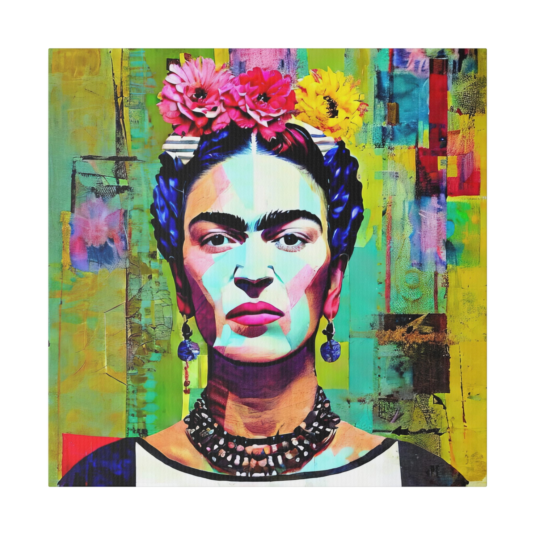 Frida Reimagined Ten Canvas Wall Art - Pop Art by Stephen Chambers ...