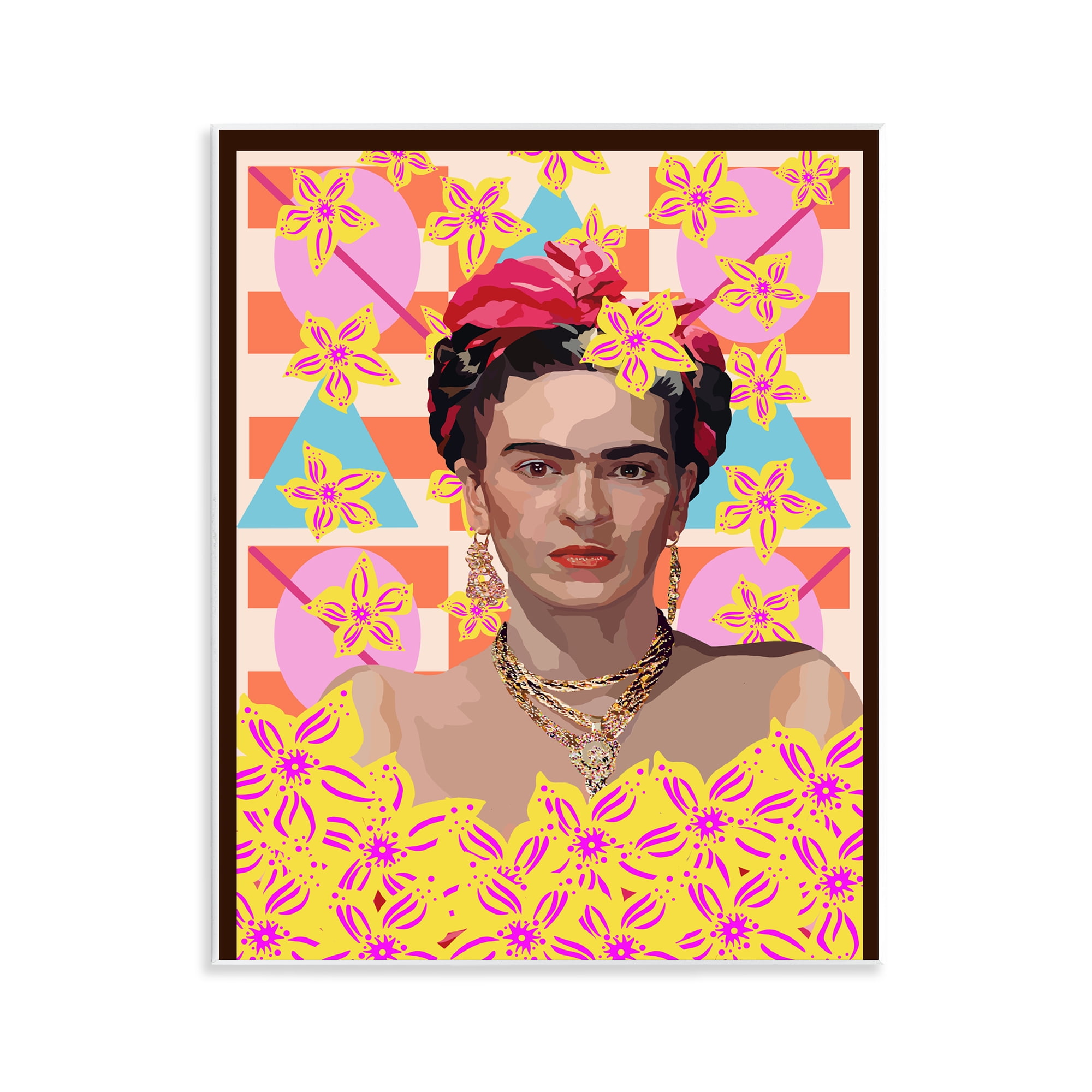 Frida's Floral Journey Wall Plaque Art, design by Lynnda Rakos ...