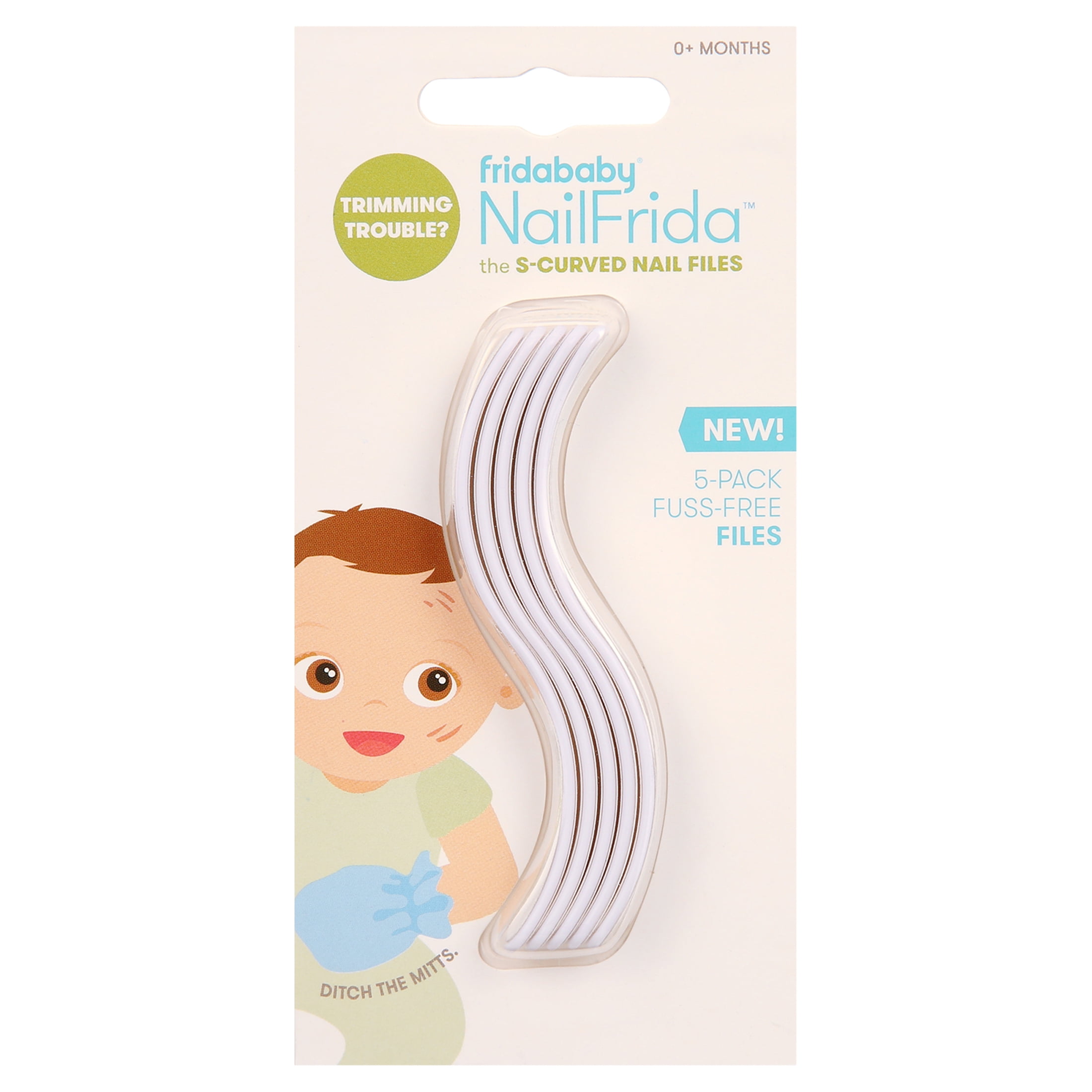 Frida Baby, Nail Files, 5 Count, S-Curved Design for Baby Nails ...