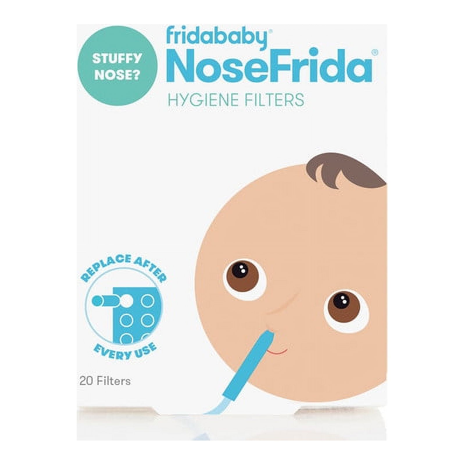 Fridababy NoseFrida Hygiene Filters, 20 count HSA/FSA Eligible ...
