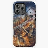 Friday 13th Jason Horror Movie Art Phone Case for iPhone 16 15 14 13 12 ...