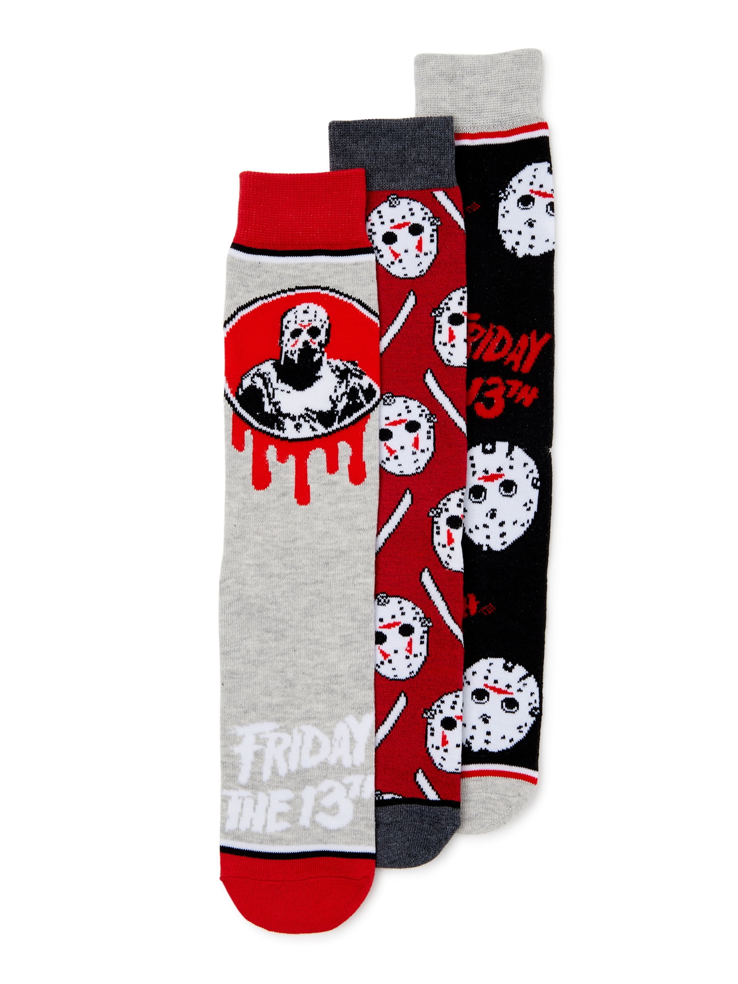 Friday 13th Men's Socks, 3 Pack - Walmart.com