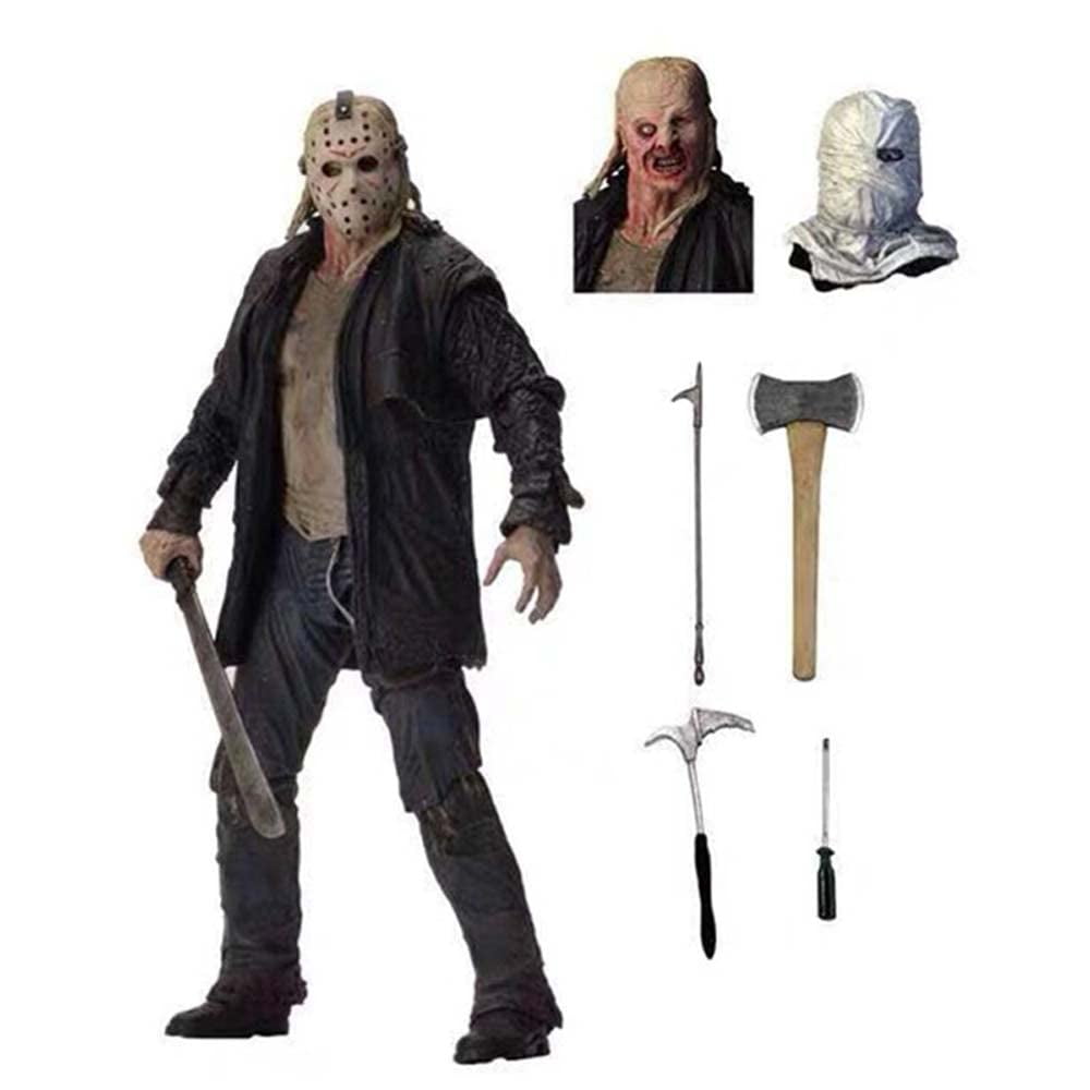 Friday 13th Ultimate Jason Action Figure (2009 Remake), 7" Horror Movie ...