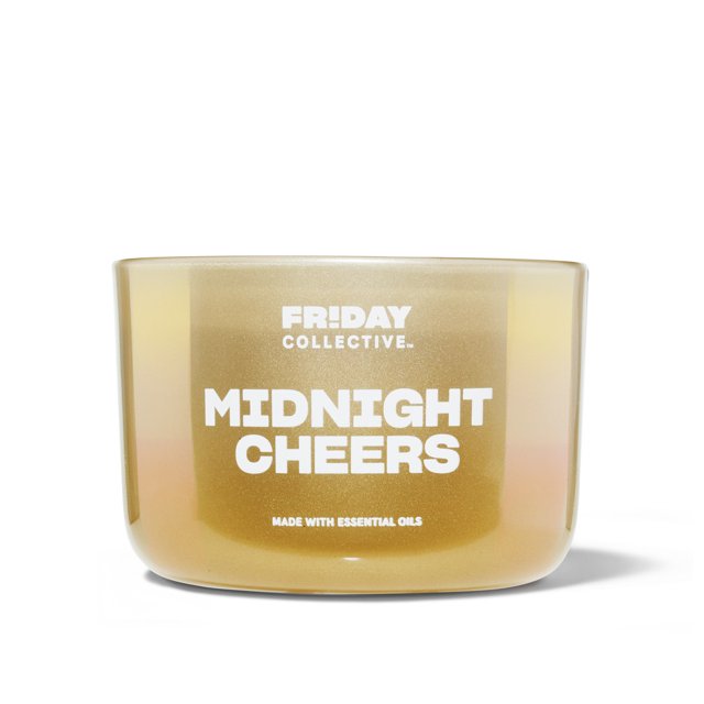 Friday Collective Midnight Cheers 13.5oz Candle - Walmart.com