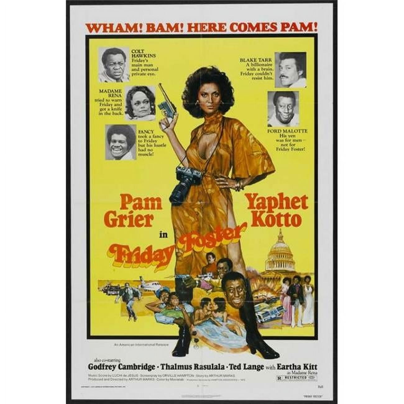 Friday Foster Movie Poster - 27 x 40 in. - Walmart.com