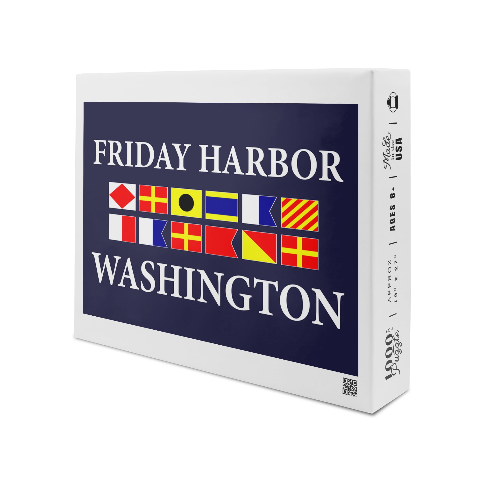 Friday Harbor, Washington, Nautical Flags (1000 Piece Puzzle, Size ...
