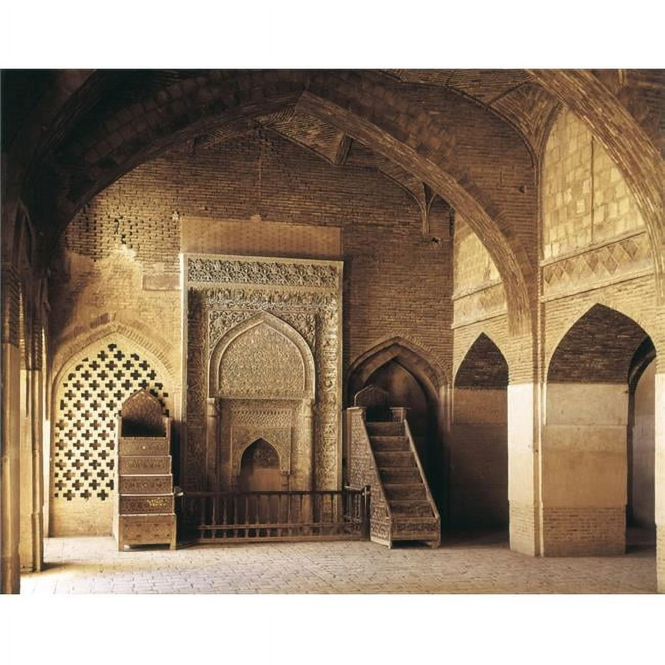 Friday Mosque - Masjed-E-Jomeh. 1366 Iran. Esfahan. Eivan Or Western ...