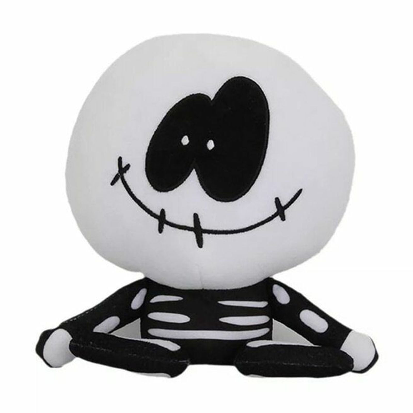 Friday Night Funk White Skull Plush Children'S Playmates Plush Soft ...
