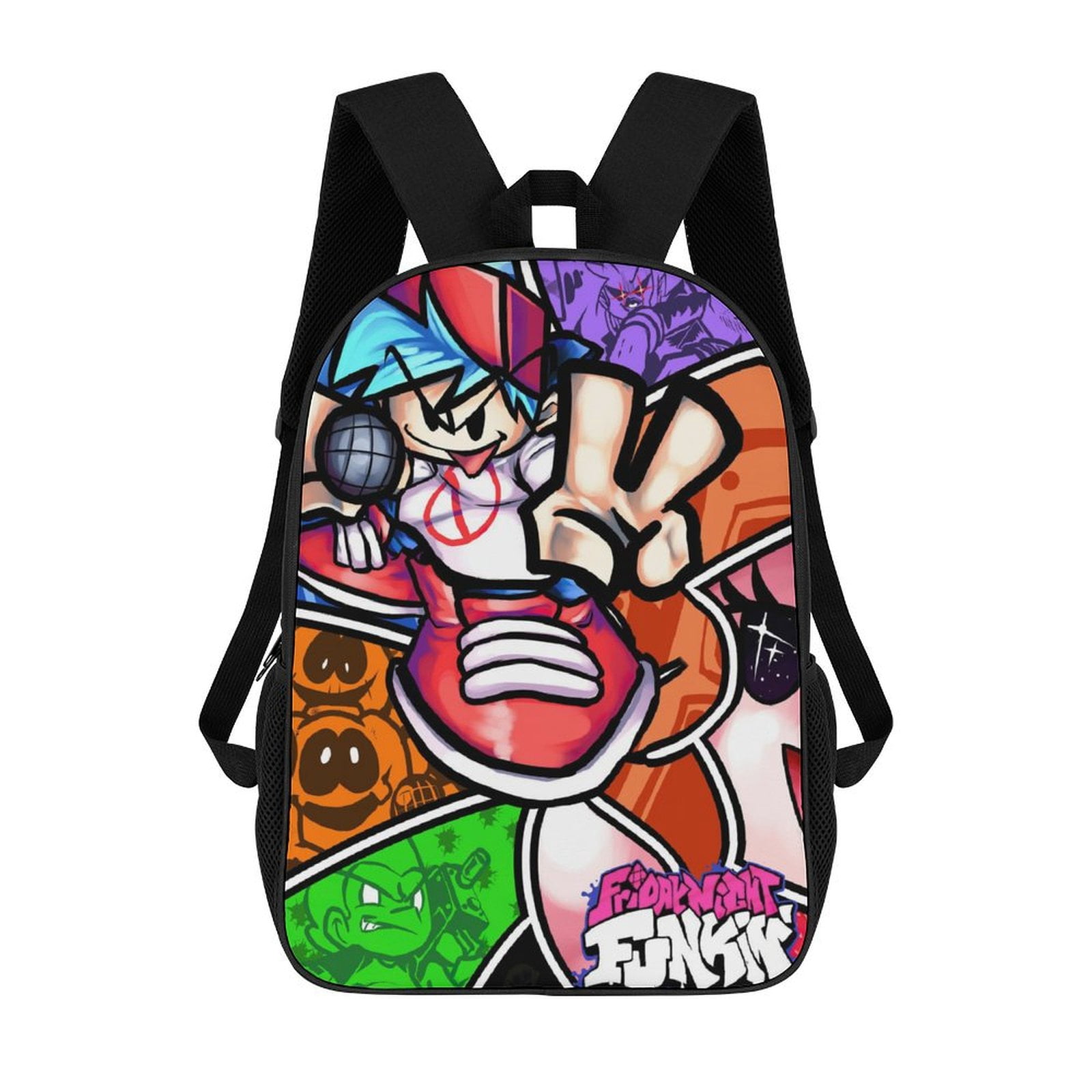 Friday Night Funkin Backpack, 17-Inch Laptop Backpack, High Capacity ...