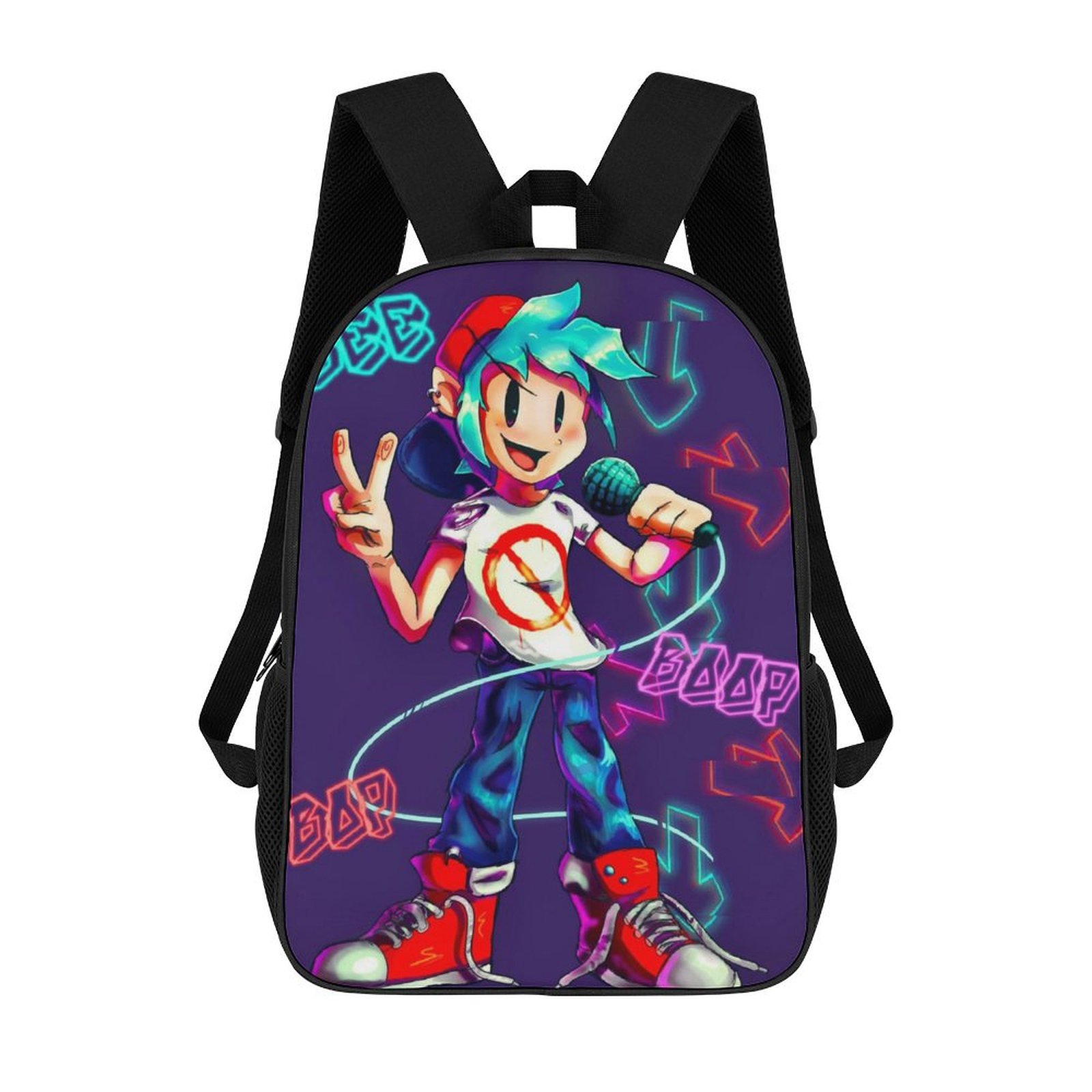 Friday Night Funkin Backpack, 17-Inch Laptop Backpack, High Capacity ...