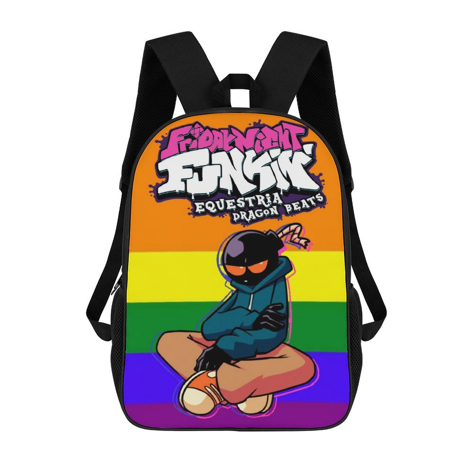 Friday Night Funkin Backpack, 17-Inch Laptop Backpack, High Capacity ...