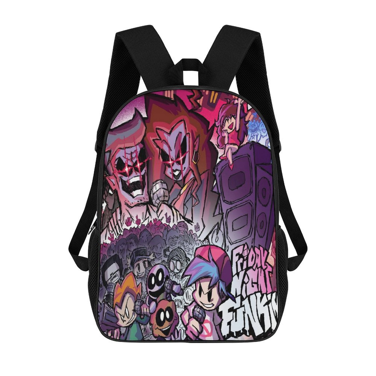 Friday Night Funkin Backpack, 17-Inch Laptop Backpack, High Capacity ...