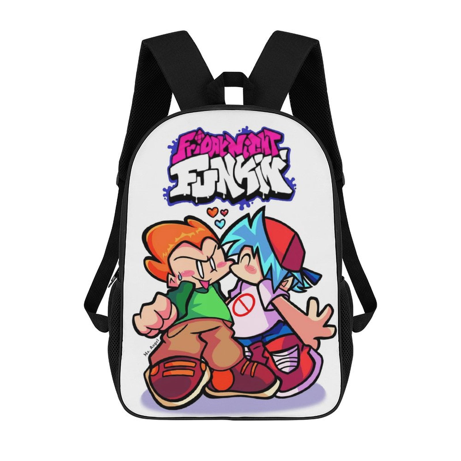 Friday Night Funkin Backpack, 17-Inch Laptop Backpack, High Capacity ...