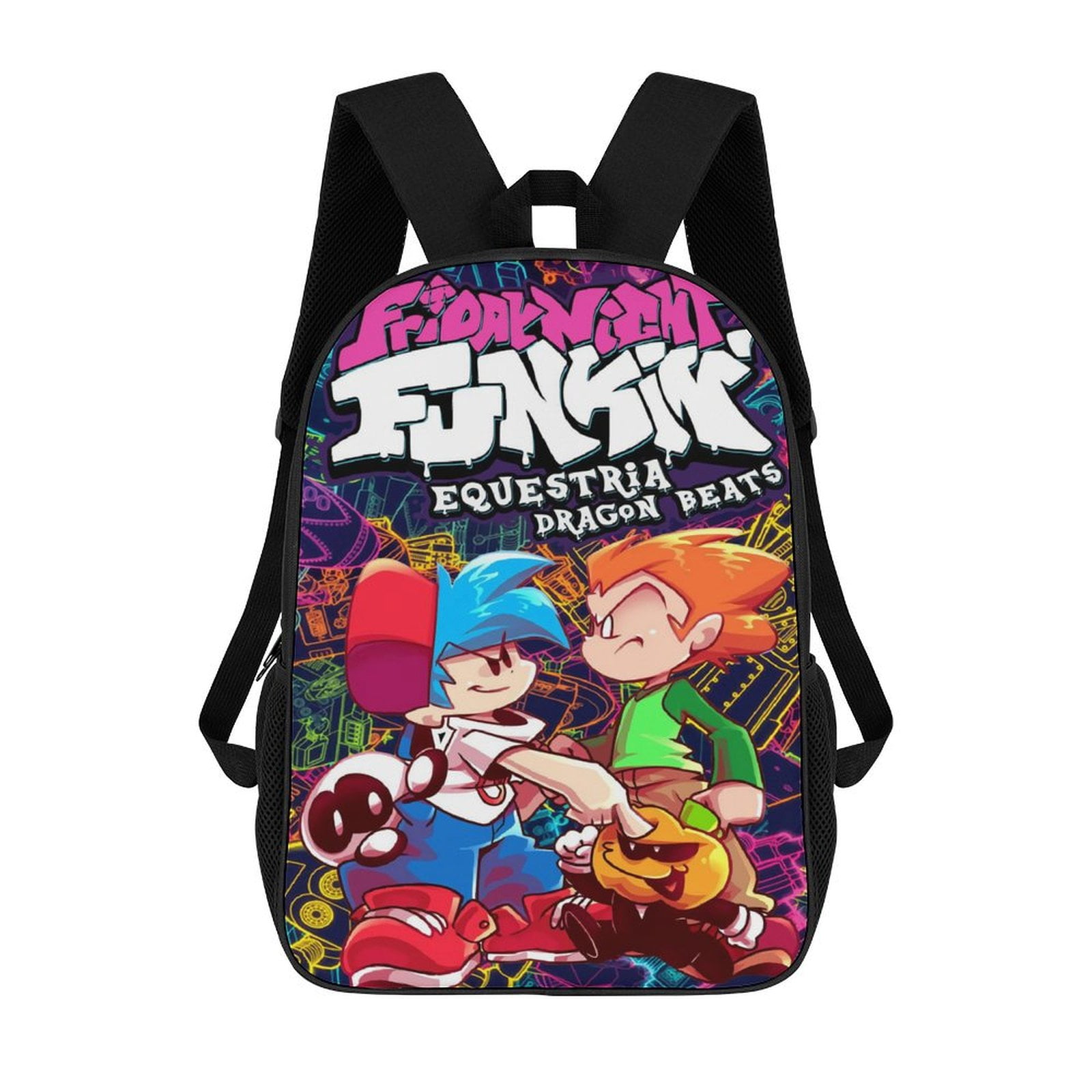 Friday Night Funkin Backpack, 17-Inch Laptop Backpack, High Capacity ...