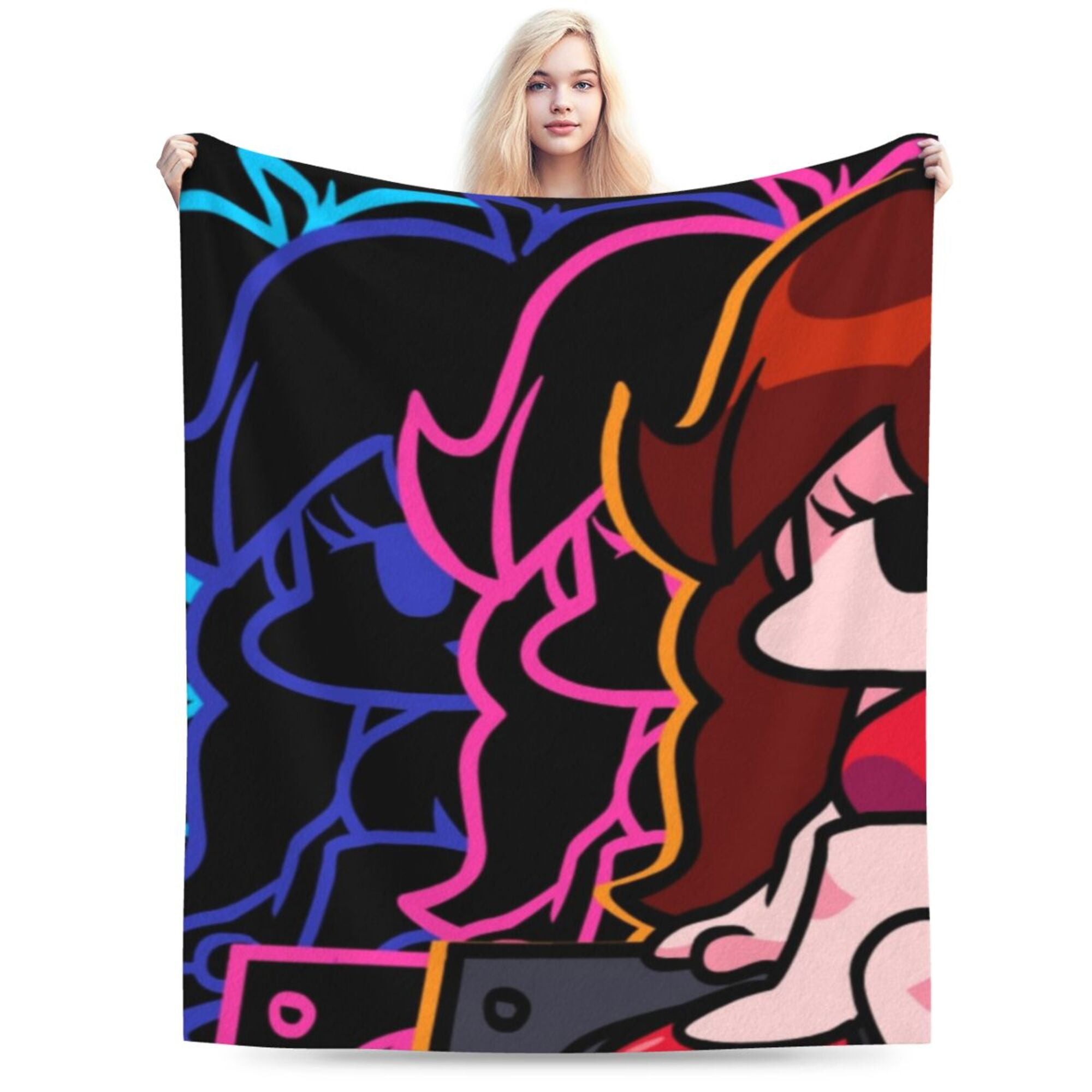 Friday Night Funkin Blanket, Super Soft Throw Blanket, Cozy Flannel ...