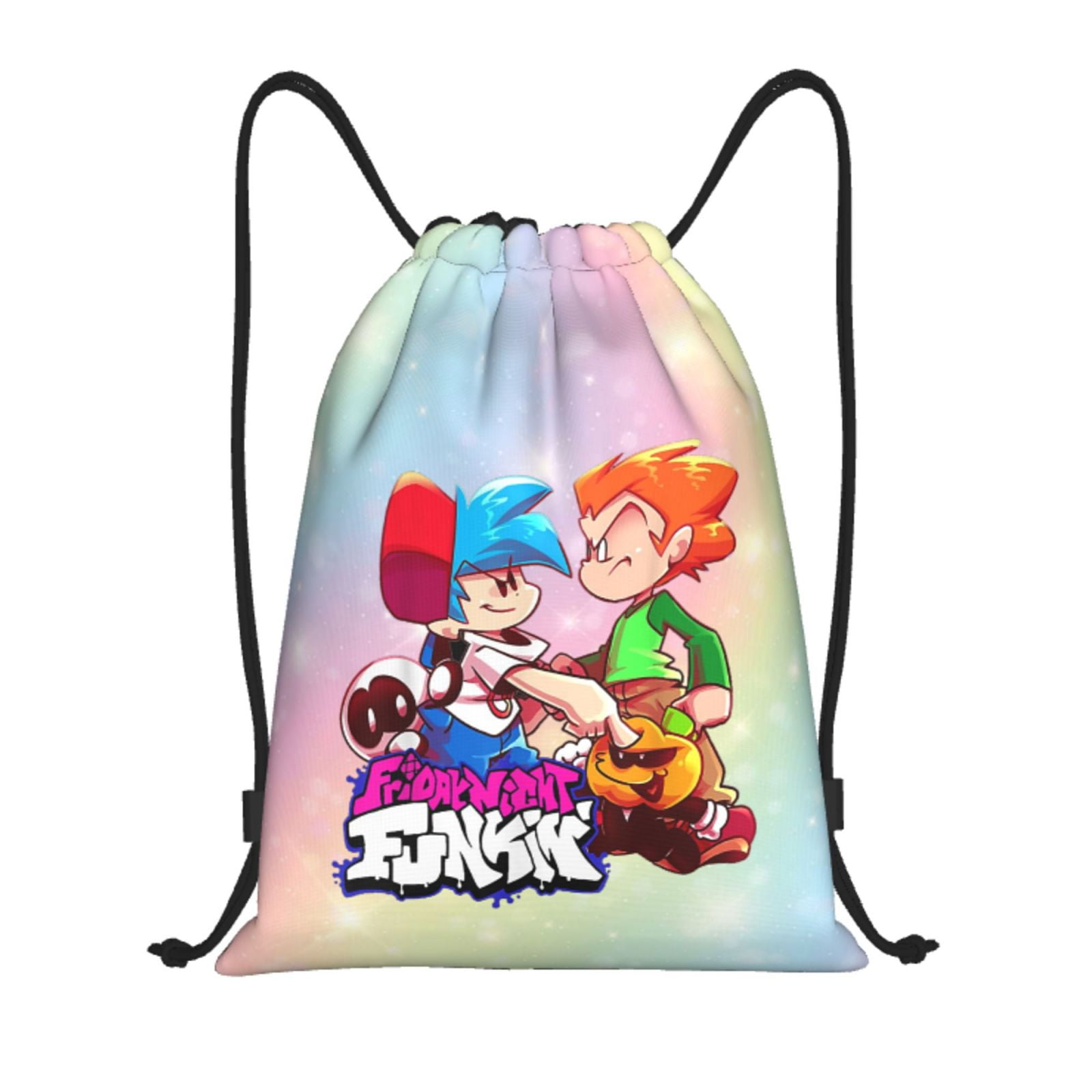 Friday Night Funkin Drawstring Backpack For Adults Youth Unisex Gym ...