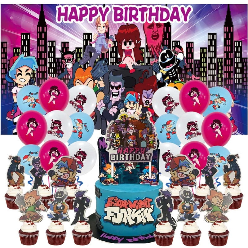 Friday Night Funkin Latex Balloons Supplies Party Decor Set Decorations ...