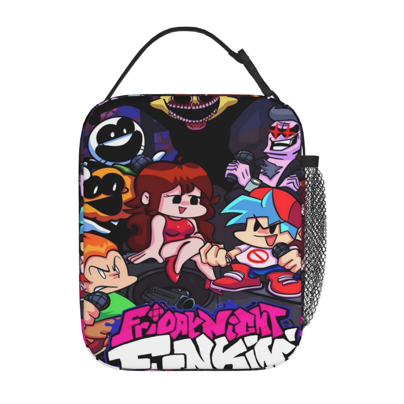 Friday Night Funkin Lunch Bags, Reusable Lunch Tote Bags For Office ...