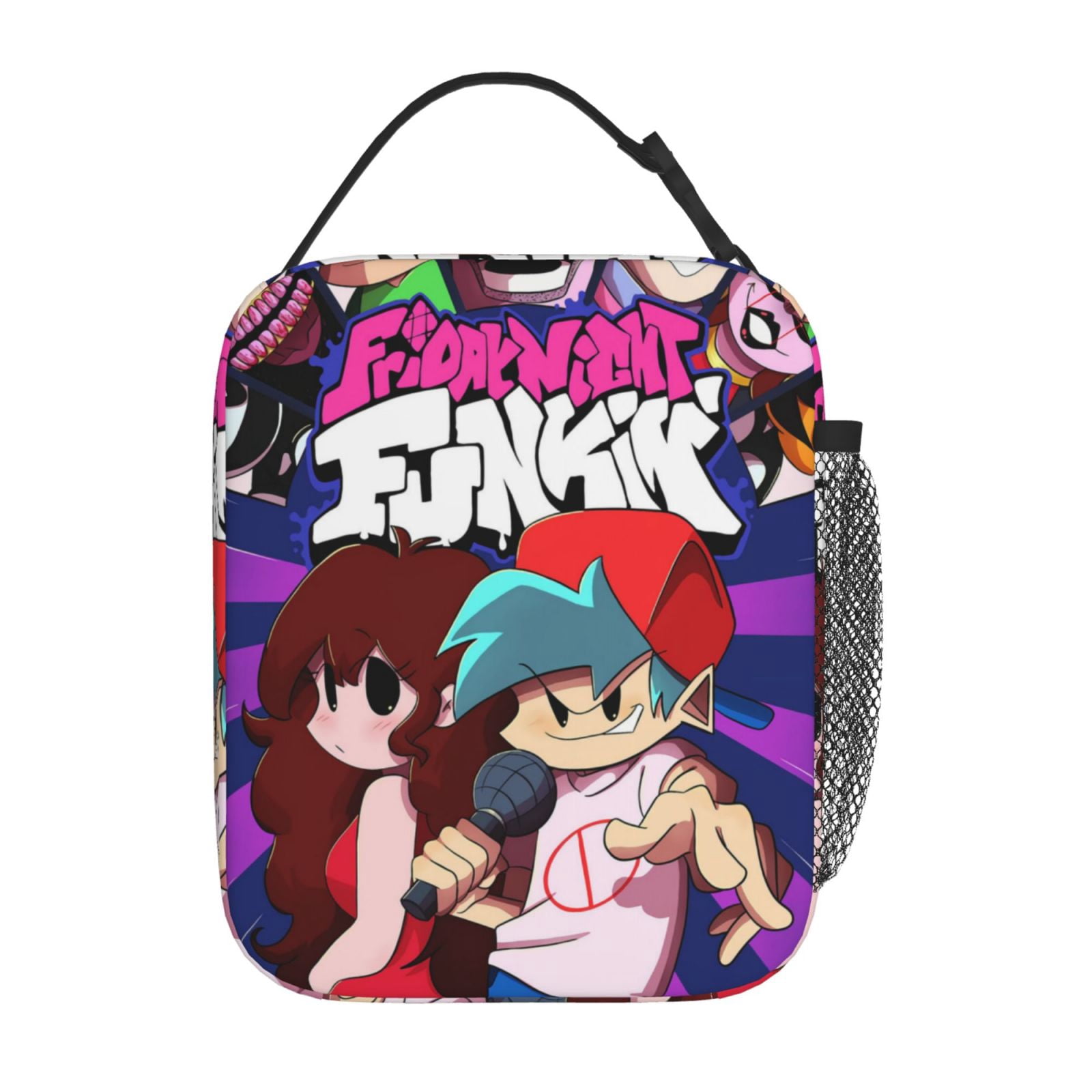 Friday Night Funkin Lunch Bags, Reusable Lunch Tote Bags For Office ...